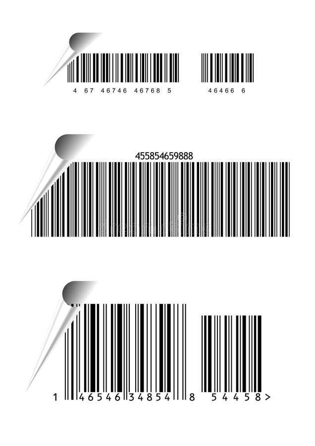 Bar Codes White Background Stock Illustrations – 284 Bar Codes White ...