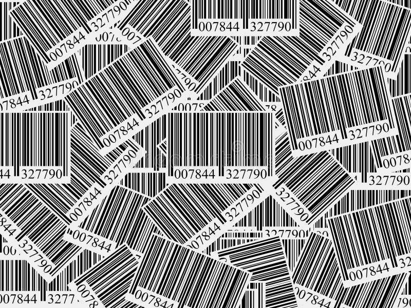 Barcodes Torn (seamless Vector Wallpaper) Stock Vector - Illustration ...