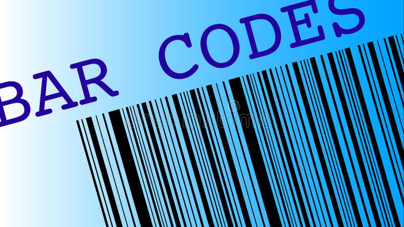 Bar Codes Graphic Showing Text and Partial Bar Code Stock Vector ...