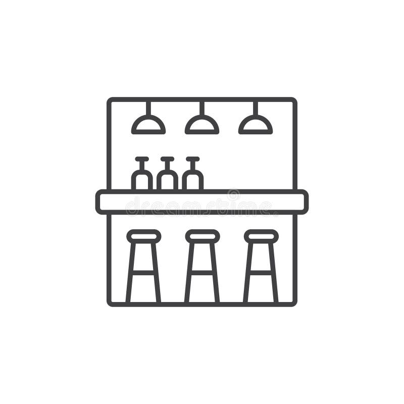 Bar Counter Line Stock Illustrations – 1,202 Bar Counter Line Stock ...