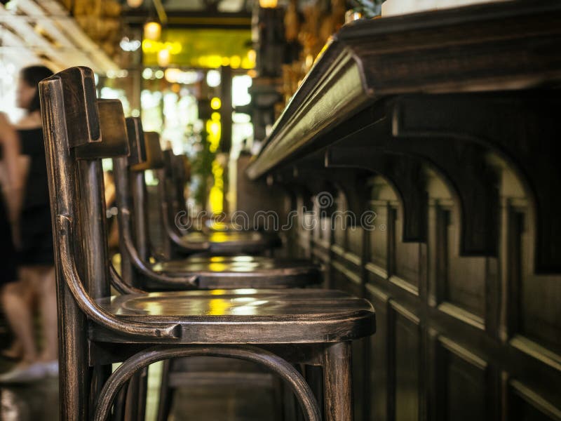Bar Counter in the Style of Steampunk Stock Photo - Image of cylinder ...