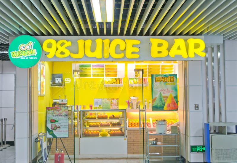 Bar de jus photo éditorial. Image of nourriture, fruits - 19238726