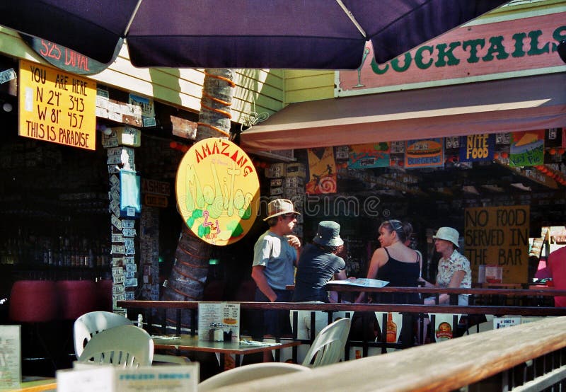Bar in Downtown Key West on the Florida Keys Editorial Image - Image of ...