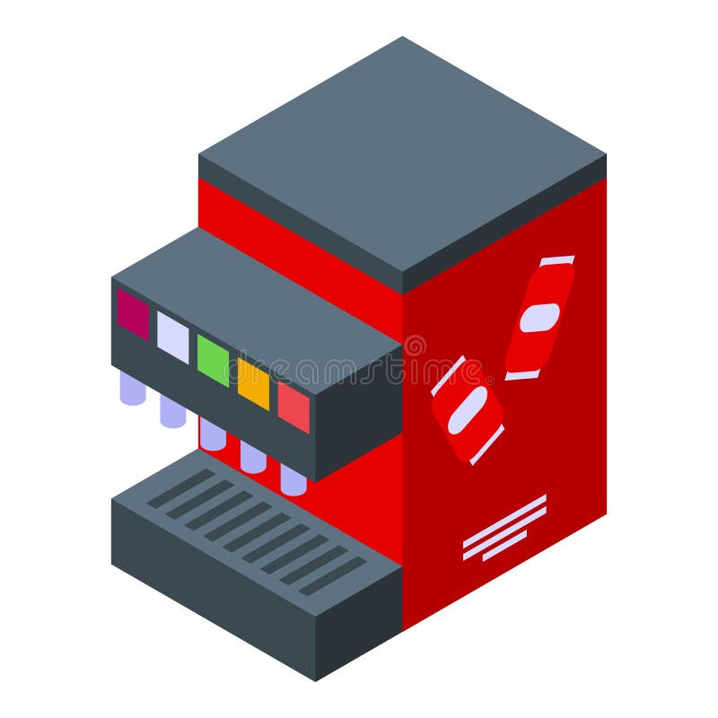 Bar Drink Machine Icon Isometric Vector. Water Bottle Stock Vector ...