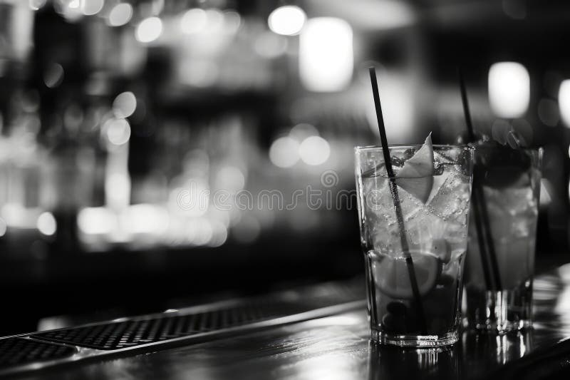 Bar Drinks stock photo. Image of mixed, scene, generated - 363161672