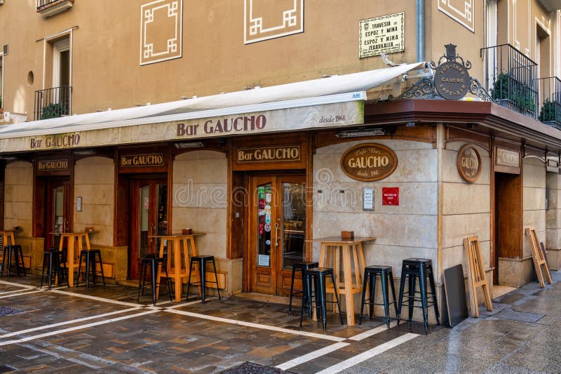 Bar Gaucho Pamplona editorial photography. Image of navarra - 339012792