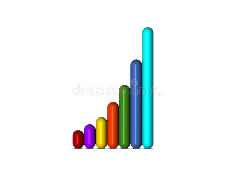 Bar Graph stock illustration. Illustration of gain, positive - 2900260