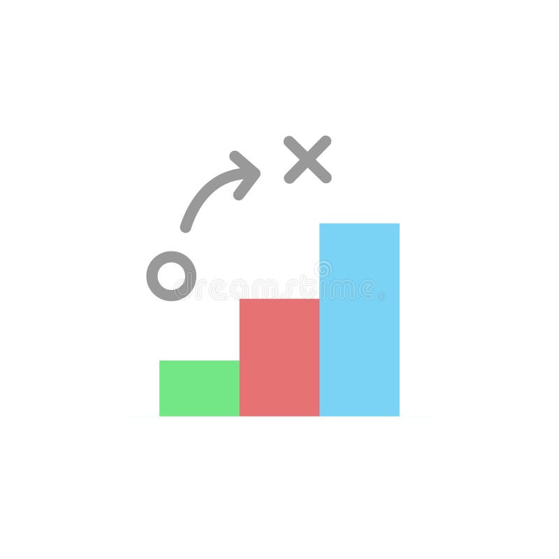 Bar Graph Colored Icon. Simple Colored Element Illustration. Bar Graph ...