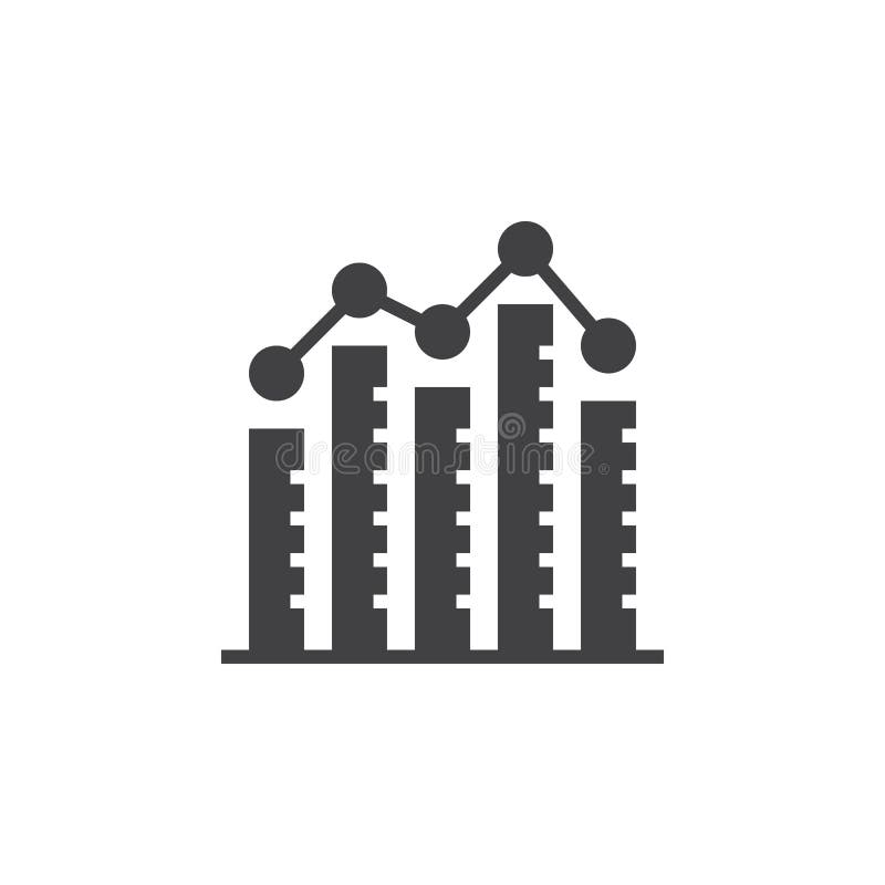 Bar Graph. Column Chart Icon Vector, Filled Flat Sign, Solid Pic Stock ...