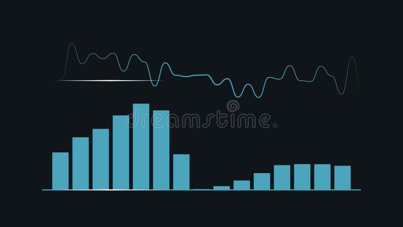 Graph of Fluctuating Interest Rates and Returns. Stock Footage - Video ...