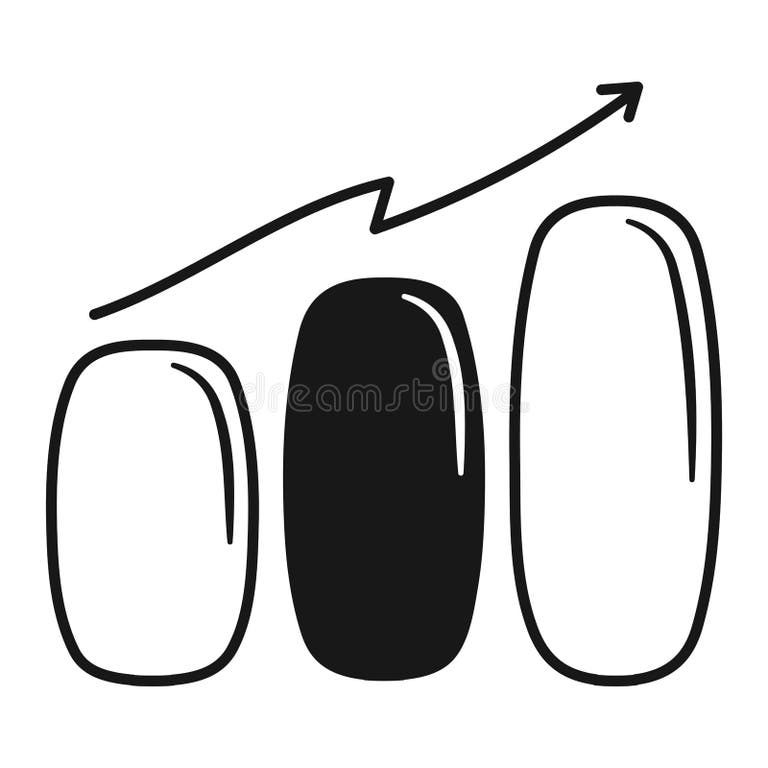 Bar graph design stock vector. Illustration of diagram - 267963287
