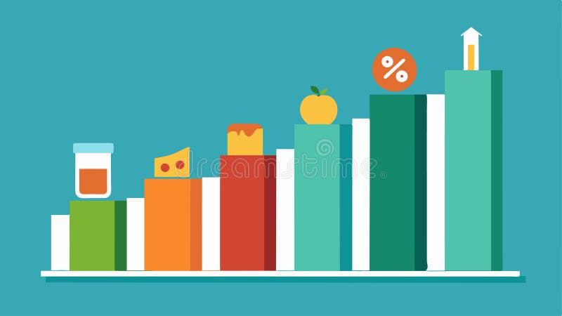 A Bar Graph with Different Food Items and Their Corresponding Price ...