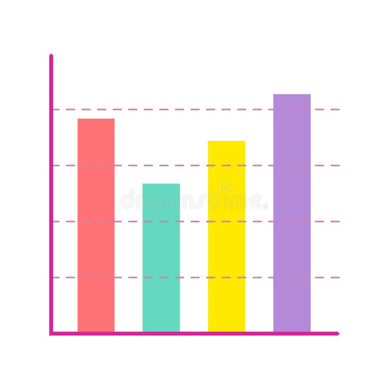 Bar Graph Icon. Flat Illustration of Bar Graph Vector Icon for Web ...