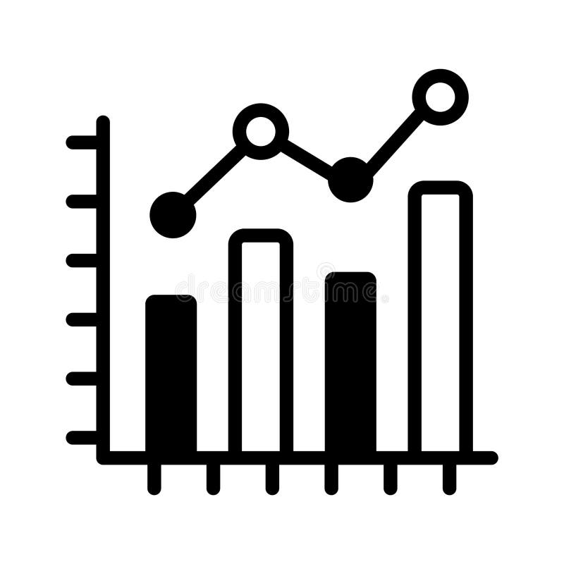 A Bar Graph Icon Here Represents Business Analytics Stock Vector ...