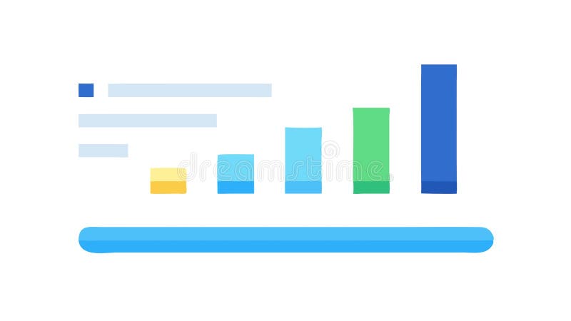 Bar Graph Icon, Representing Data Visualization and Stats , Vector Design Generative AI Stock ...