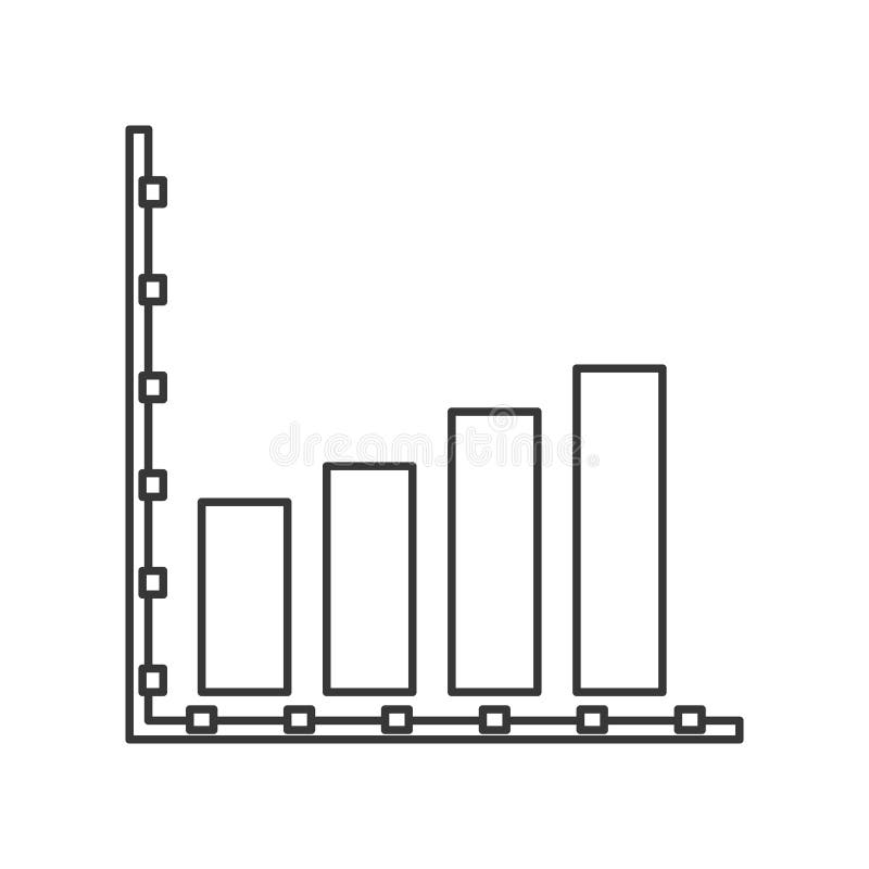 Bar graph icon stock illustration. Illustration of success - 73661508