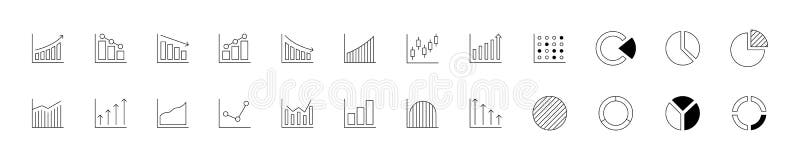 Bar Graph Line Icons Set. Graph, Line, Bar, Chart, Diagram, Report ... Bar Graph Line Icons Set. Graph, Line, Bar, Chart, Diagram, Report ...