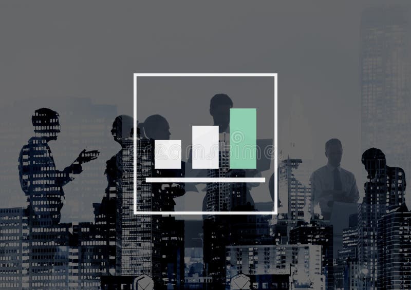 Bar Graph Marketing Analyzing Growth Increase Concept Stock ...