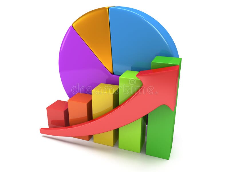 Red Arrow Colored Bar Graph Stock Illustrations – 232 Red Arrow Colored ...