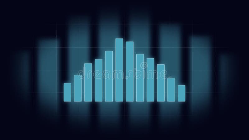 A Bar Graph that Repeats the Rise and Fall. Stock Video - Video of ...