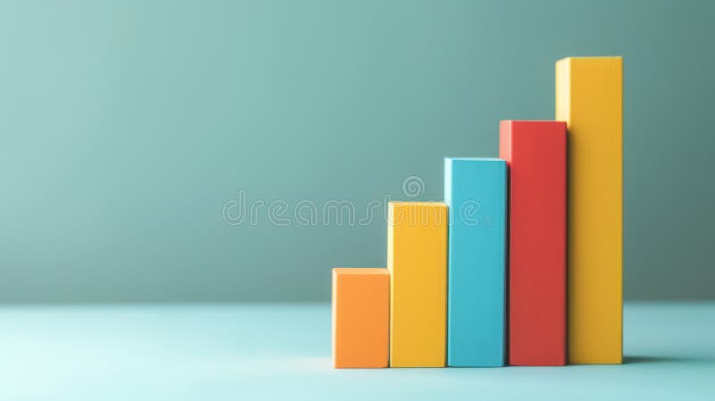 Bar Graph Showing Increased Efficiency Stock Illustration ...