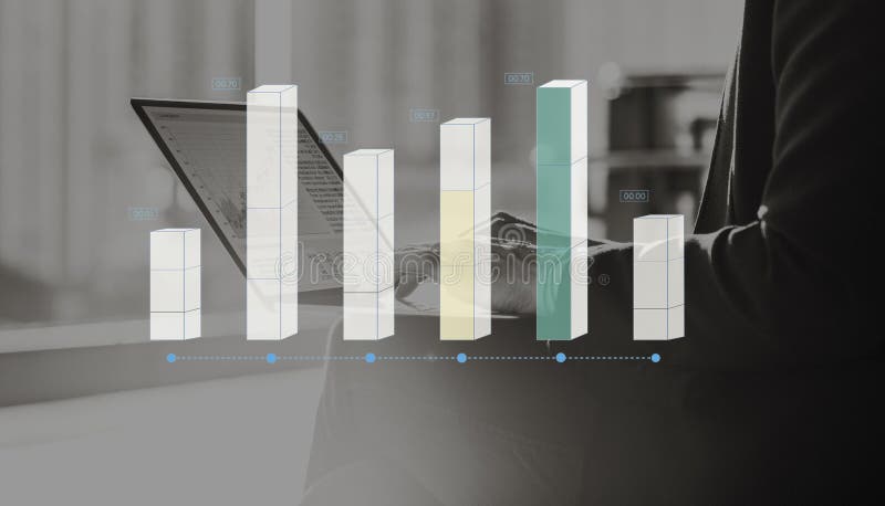 Bar Graph Statistics Analysis Business Concept Stock Image - Image of ...