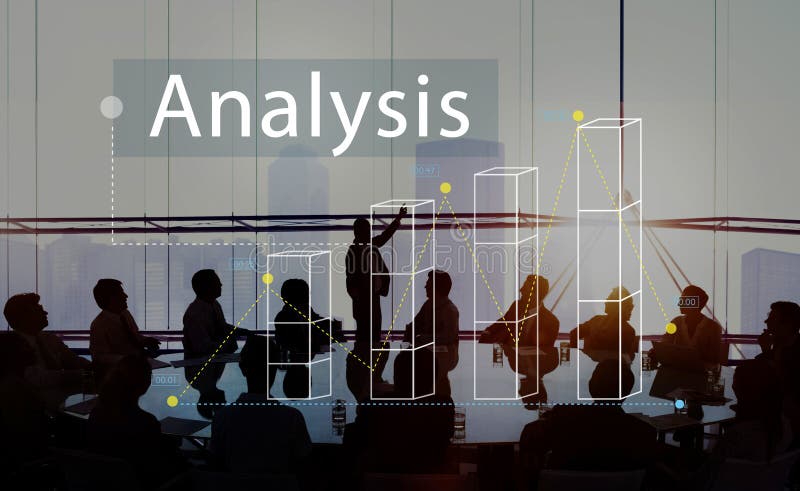 Bar Graph Statistics Analysis Business Concept Stock Photo - Image of ...