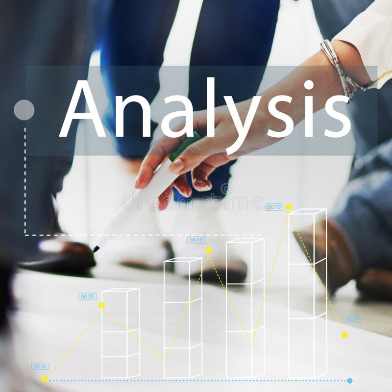 Bar Graph Statistics Analysis Business Concept Stock Photo - Image of ...