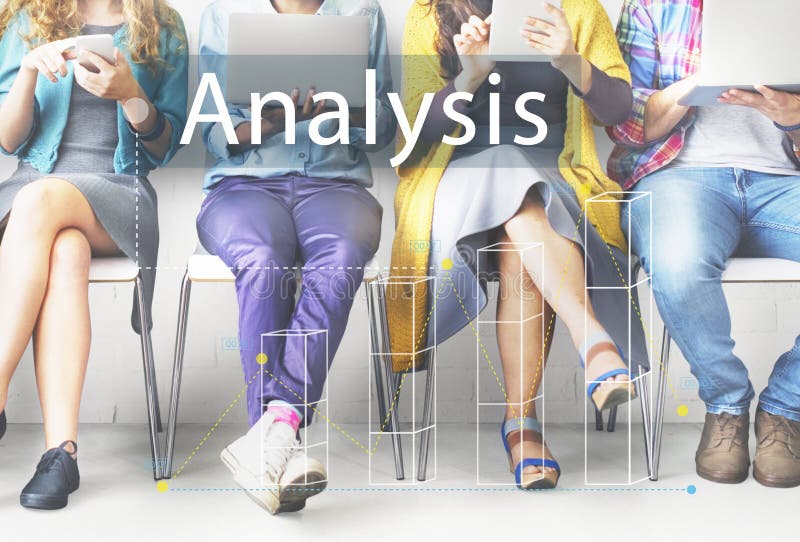 Bar Graph Statistics Analysis Business Concept Stock Photo - Image of ...