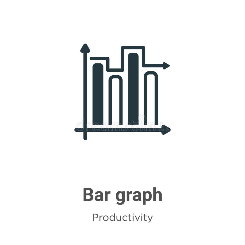 Bar Graph Vector Icon on White Background. Flat Vector Bar Graph Icon ...