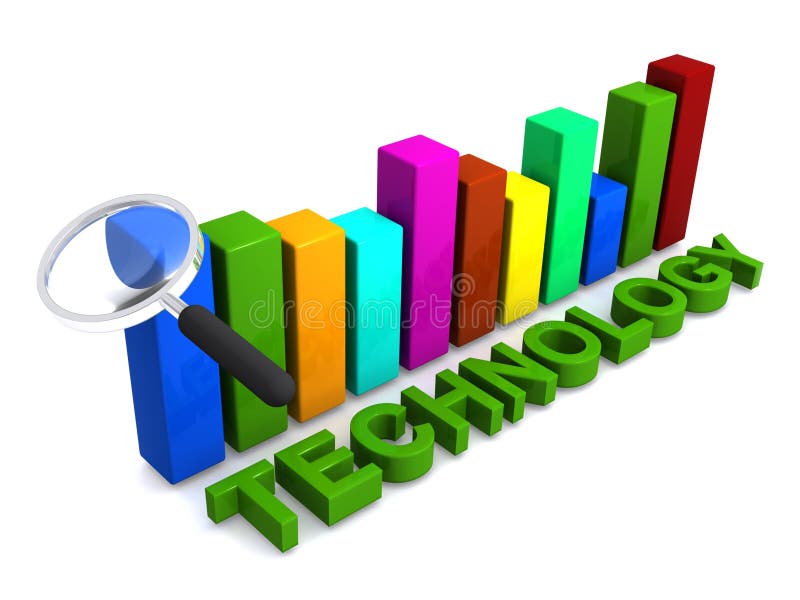 Technology graph stock illustration. Illustration of visual - 132727841
