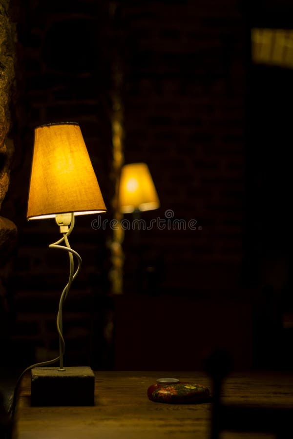 Bar Lamp stock photo. Image of lamps, decorative, copy - 68611758