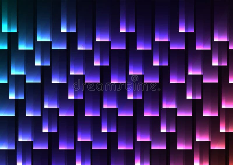 Stripe Bar in Dark Background Stock Vector - Illustration of idea ...