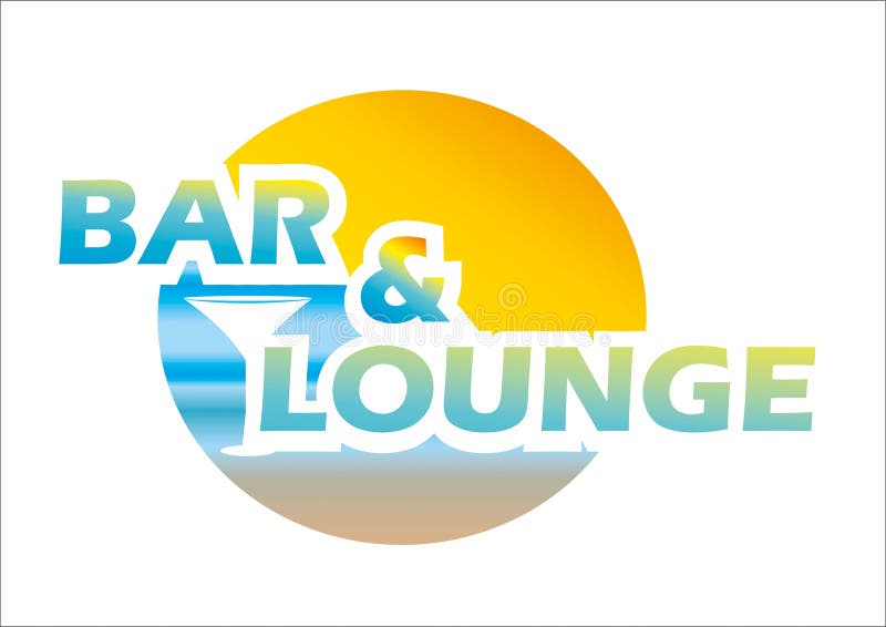 Bar and Lounge logo stock illustration. Illustration of client - 117157411