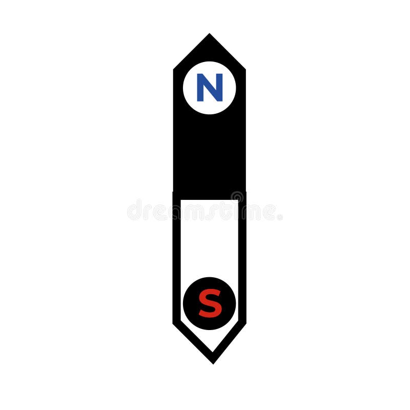 Bar Magnet Icon N Pole And S Pole Magnets Stock Illustration Illustration Of Sign Isolated