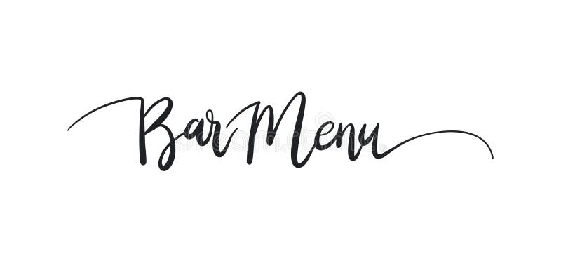 Bar Calligraphy Stock Illustrations – 13,055 Bar Calligraphy Stock ...