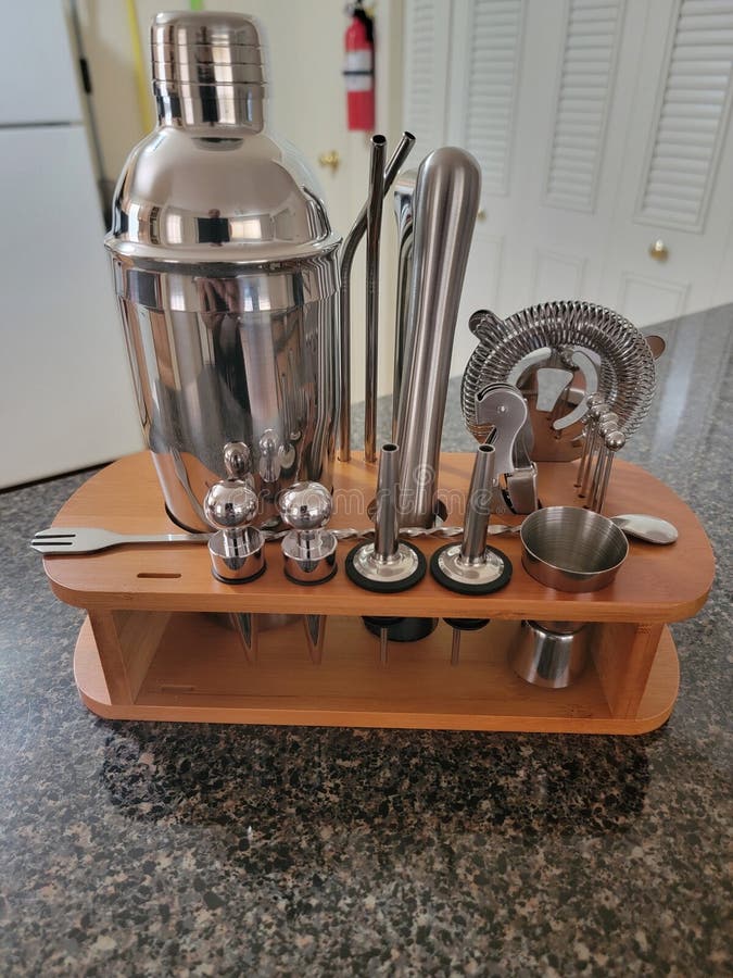 Bar mixing set stock photo. Image of drink, mixing - 341182434