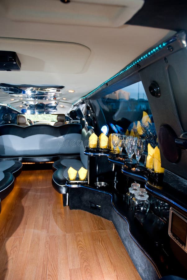 Limousine interior stock image. Image of class, monstrous - 1632445