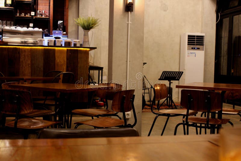 Bar at the night stock photo. Image of coffe, night - 144866646