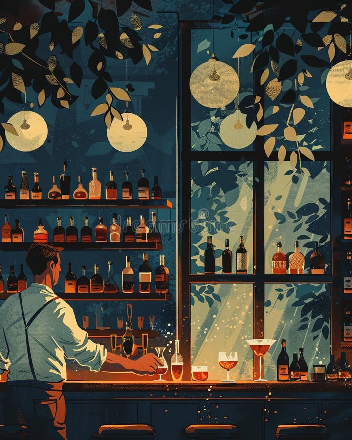 Mixologist Stock Illustrations – 1,641 Mixologist Stock Illustrations ...