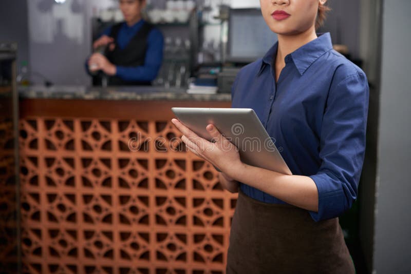Bar owner stock photo. Image of bartender, online, industry - 116863070