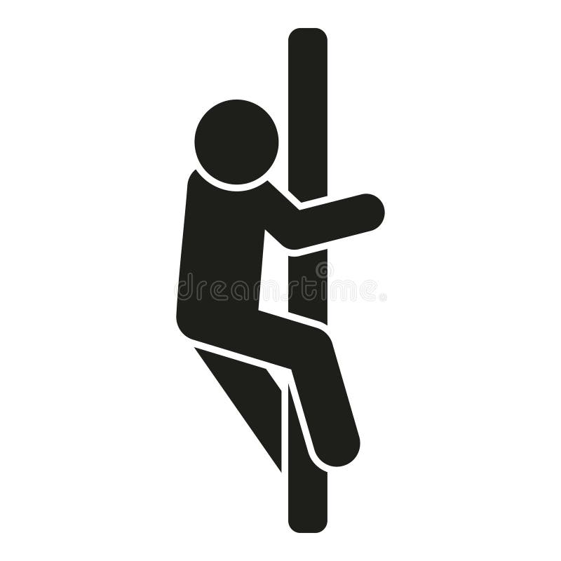 Bar Person Evacuation Icon Simple Vector. Fire Staircase Stock ...