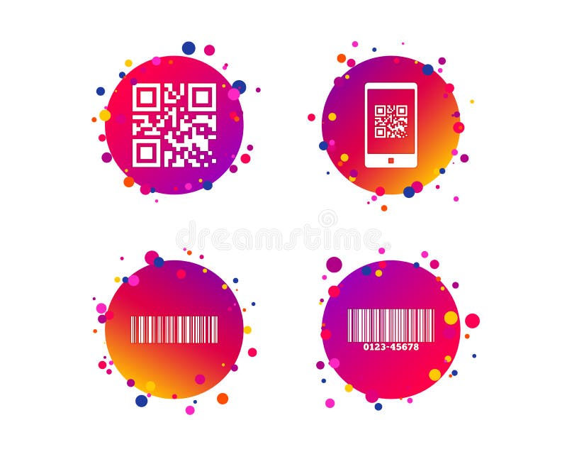 Bar and Qr Code Icons. Scan Barcode Symbol. Vector Stock Vector ... Bar and Qr Code Icons. Scan Barcode Symbol. Vector Stock Vector ...