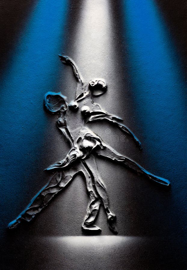 Bar Relief of Ballet Ballerina and Dancer Holding Partner on ...