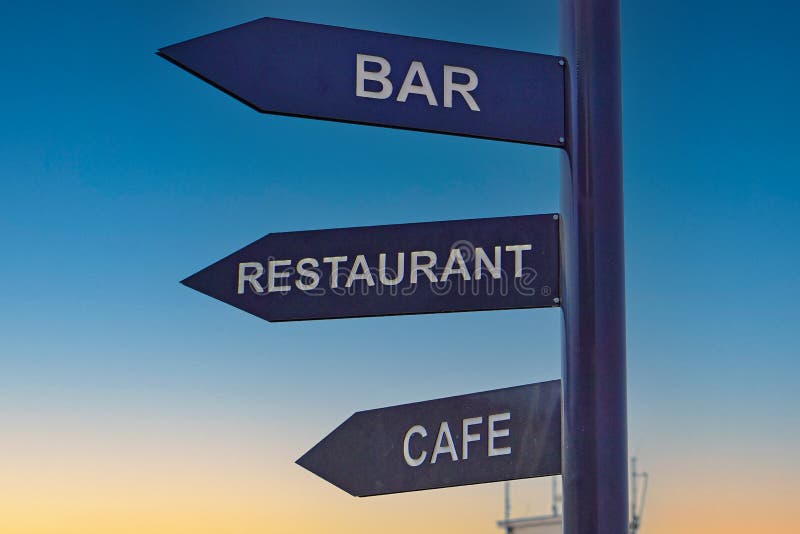 Bar restaurant cafe stock photo. Image of post, drinks - 253737146