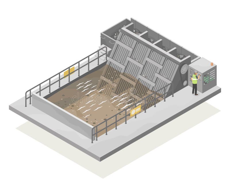 Bar Screening Factory Wastewater Treatment Process Diagram System ...