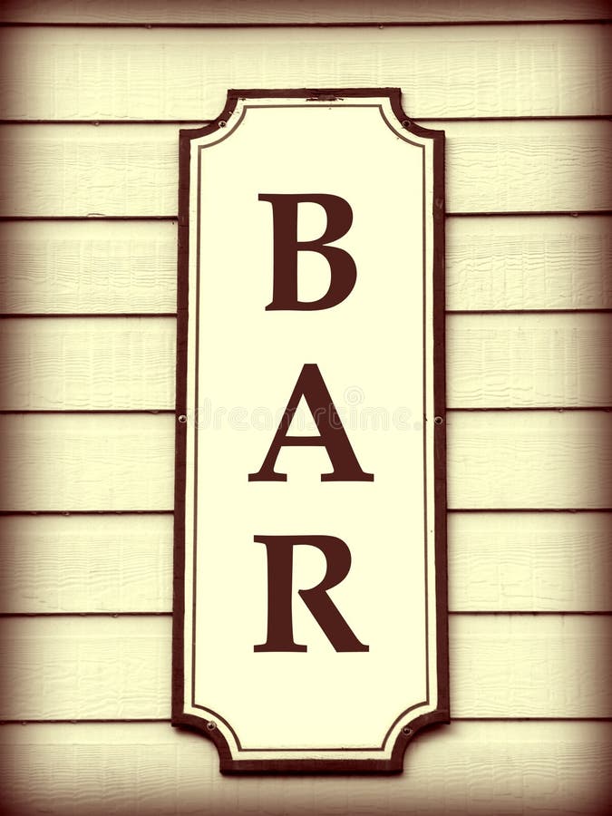 Bar Sign stock image. Image of tavern, board, aged, business - 4803009