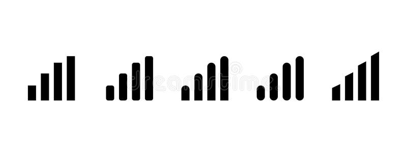 Bar Signal Vector Illustration. Stock Vector - Illustration of sign ...