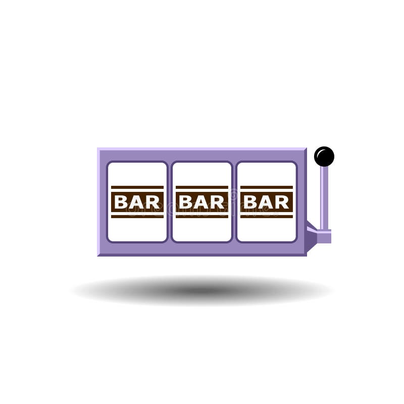 Bar Slot Reels Icon Vector Illustration Stock Vector - Illustration of ...