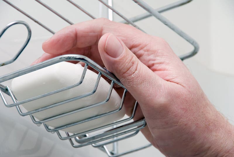 Bar of Soap stock image. Image of hand, shower, sanitary - 12225569